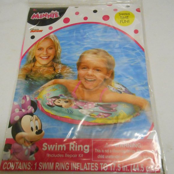 Disney | Toys | New Disney Junior Minnie Mouse Inflatable Swim Ring ...